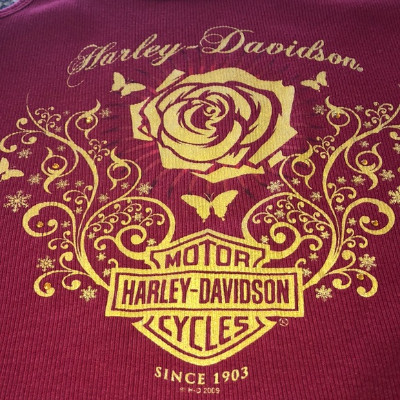 Harley-Davidson | Tops | Harleydavidson Jamaica Red Racer Back Tank Top ...